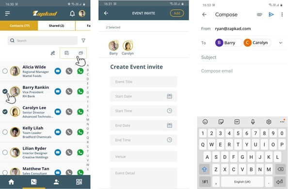 NFC Business Card & Digital Business Name Card – Zapkad