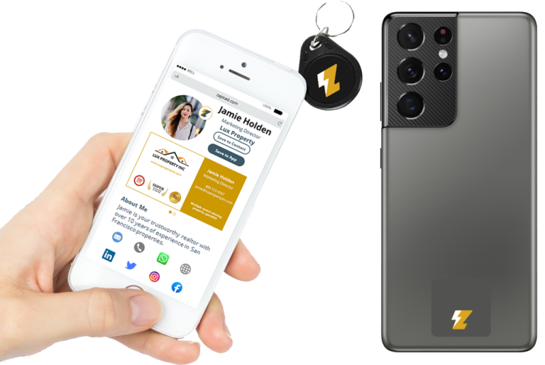 NFC Business Card & Digital Business Name Card – Zapkad